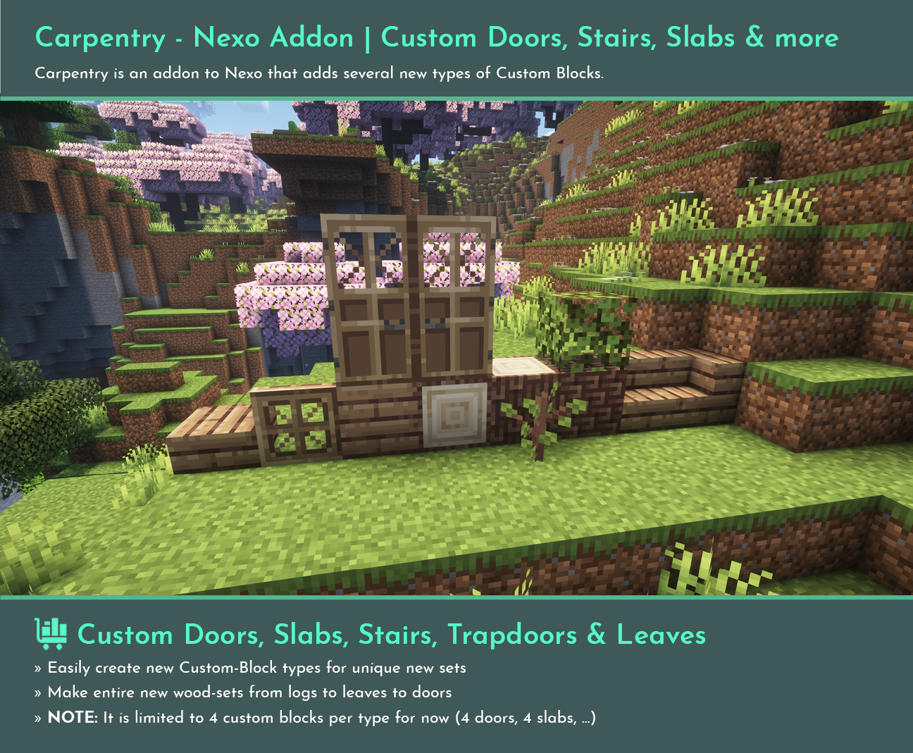 🪑Carpentry | Nexo Addon on voxel.shop - Minecraft Plugins